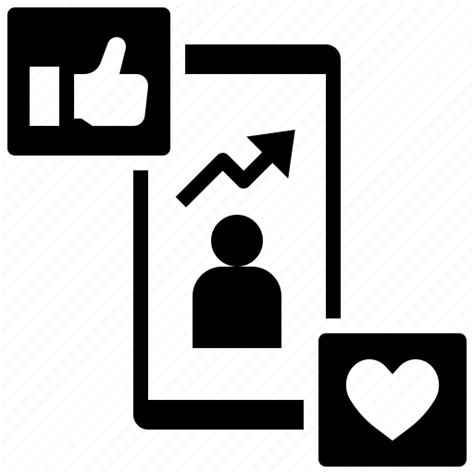Influencer Growth Live Stemming Popular Famous Engagement Icon Download On Iconfinder