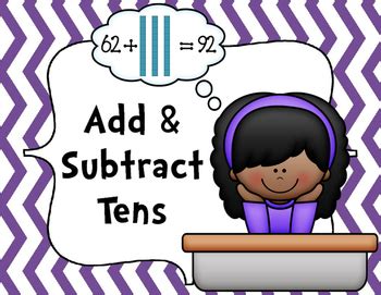 FREEBIE Add And Subtract Tens Practice Pages By Teach N A Thing Or Two