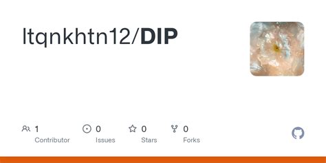 GitHub Ltqnkhtn DIP