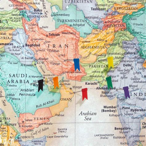 160 Pcs Colored Flag Push Pins Travel Map Tacks Marking Pins 8