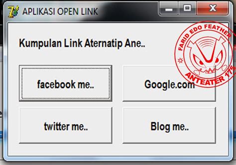 Cara Membuat Open Link Dengan Delphi Anteater175