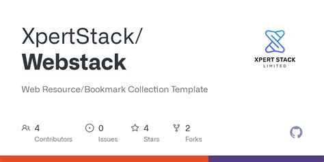 GitHub XpertStack Webstack Web Resource Bookmark Collection Template