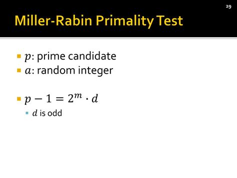 Ppt The Rsa Algorithm And Reed Solomon Codes Powerpoint Presentation