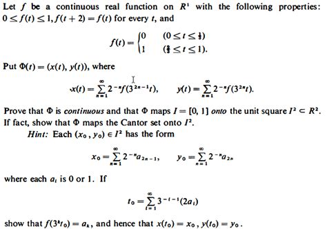 let f be a continuous real function on r with the