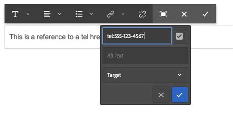 adding a tel reference to adaptive forms or aem site pages forms life