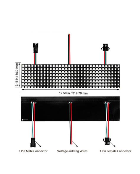 WS B Programmable LED Matrix Panel Screen