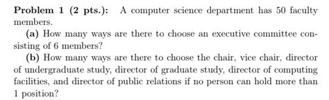 Solved Problem Pts Member S A Computer Science Chegg
