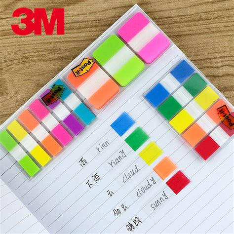 3m Book Labeled Fluorescent Film Indicator Label Labeled Classified