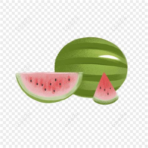 여름 수박 손으로 그린 그림 Png 일러스트 무료 다운로드 Lovepik