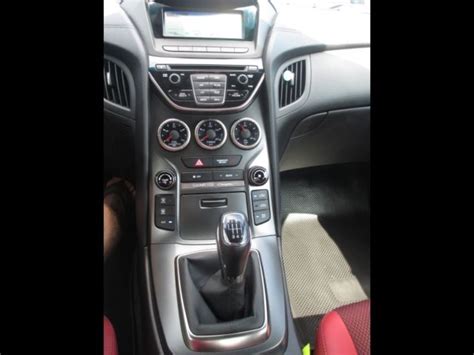 2013 hyundai genesis 3 8 rspec 6 speed manual red leather low miles