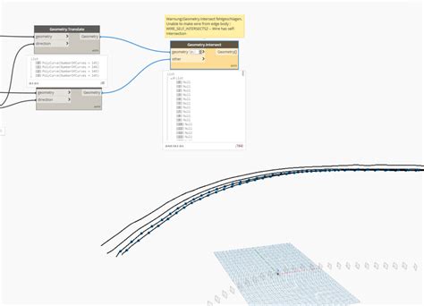 Geometry Intersect Problem Civil 3d Dynamo