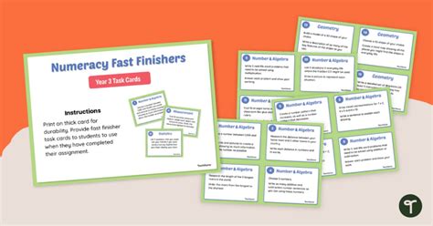 Math Task Cards Teach Starter