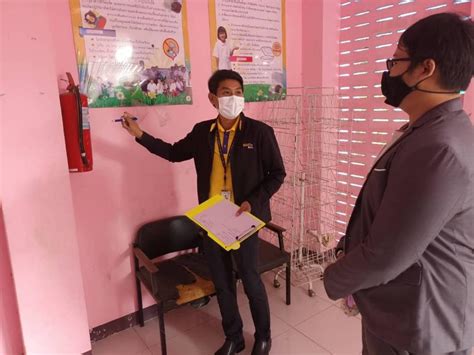 ทีมห้องเรียนสีเขียวเข้าประเมินโรงเรียนสีเขียว ณ โรงเรียนวัดเสนีวงค์ จังหวัดนนทบุรี ห้องเรียนสี