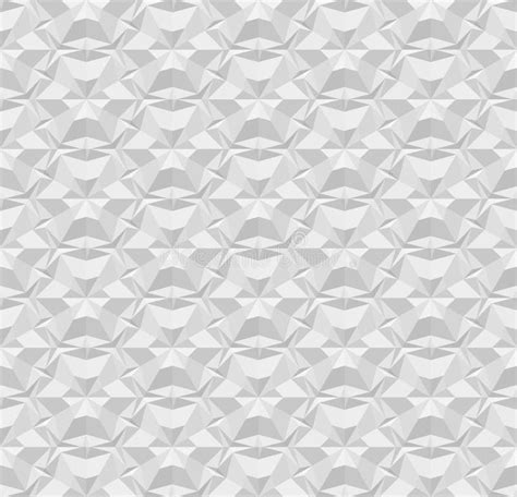 Light Gray Abstract Seamless Geometric Pattern Realistic 3d Cubes From White Paper Vector