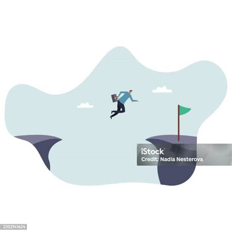 성공 위험한 결정 결단력 또는 도전을 극복하기 위한 용기에 대한 기회에 대한 위험을 감수하십시오비즈니스 개념플랫 캐릭터 가능성에 대한 스톡 벡터 아트 및 기타 이미지