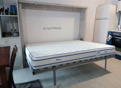 Падащо легло хоризонтално Легло Мебели за дома и офиса Царево