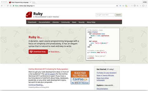 Introduction To The Ruby Programming Language Comprehensive Ruby