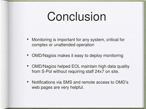 PPT Using OMD Nagios To Monitor Complex Hardware Software Systems PowerPoint Presentation ID