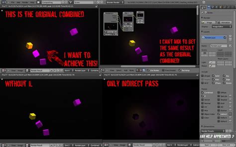 another indirect lighting problem with compositing compositing and post processing blender