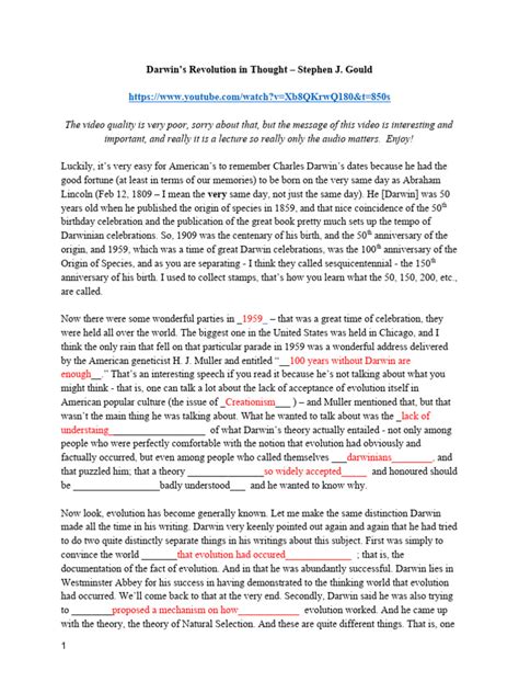darwin lecture notes pdf charles darwin natural selection
