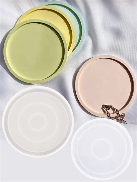 قالب سيليكون Diy بتصميم دائري قطعة واحدة