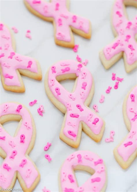 Cancer Ribbon Cookies At Stephen Jamerson Blog