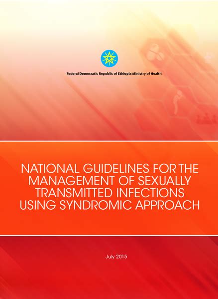 National Guidelines For The Management Of Sexually Transmitted Infe