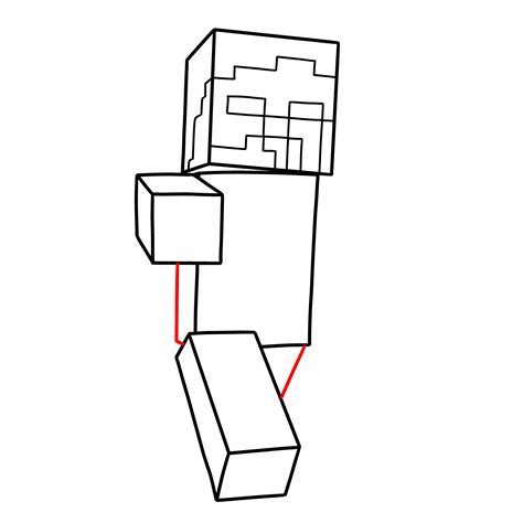 Zombie Attack Learn How To Draw Minecrafts Zombie Easily