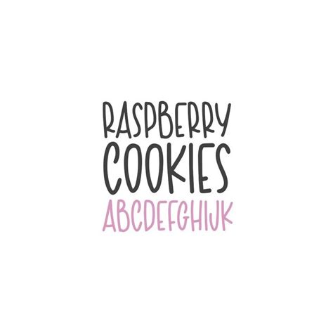 Raspberry Cookies Handwriting Font