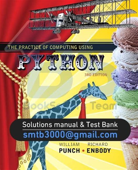 Solution Manual For Practice Of Computing Using Python 3rd Edition