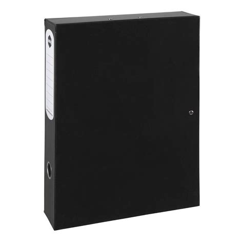 Marbig Heavy Duty Box Document File Organiser 75mm Footscalp Storage Black Big W
