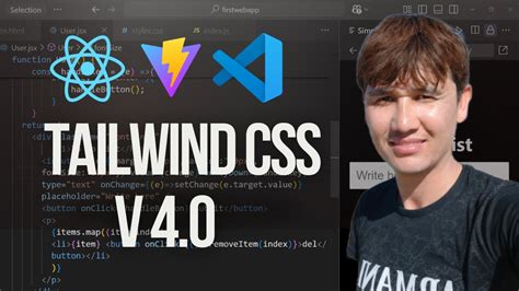 Tailwind CSS v4 Is FINALLY Out – The NEW way to install with Vite + React 2025 - YouTube