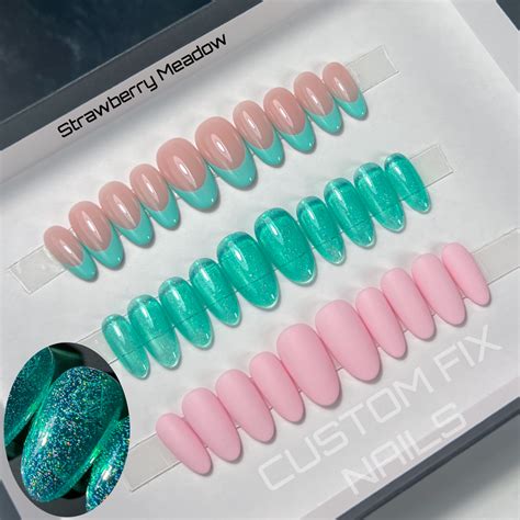 Spring Bundles Custom Press On Nails Custom Fix Nails