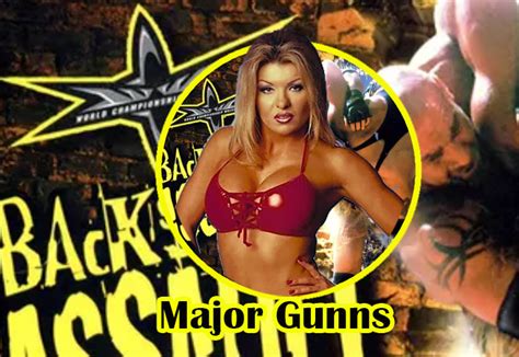Wcw Backstage Assault 2000 Major Gunns Woman Of Wrestling Central