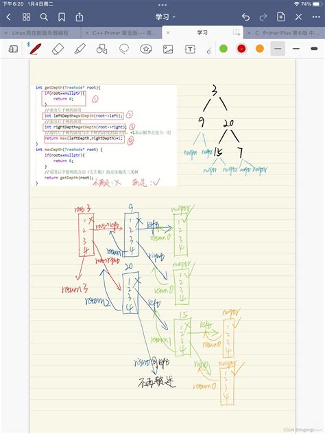 力扣104 二叉树的最大深度 Csdn博客