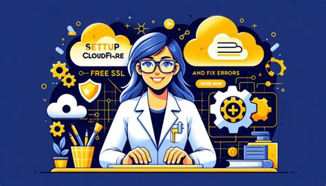 setup cloudflare cdn free ssl and fix errors by creative member fiverr