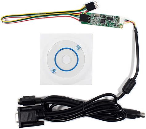 Vsdisplay Resistive Lcd Touch Panel Controller Resistive Touch Screen Driver 5 Wire Rs232 Kit