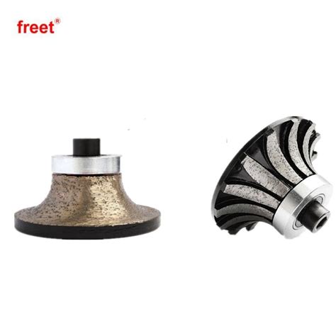 Half Bullnose Vacuum Brazed Grinding Diamond Router Bit Diamond Profiling Milling Wheel China