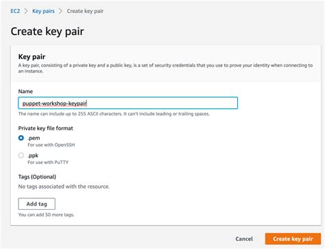 2 create ec2 key pair mp devops series