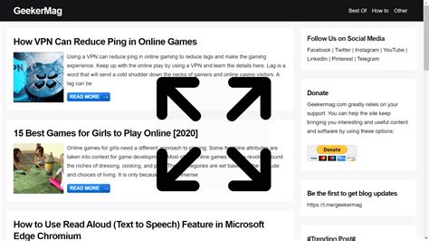 How To Open And Exit Microsoft Edge Full Screen Mode In Windows