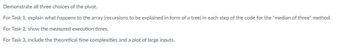 Solved Task First Element In The Array Or R A Random Chegg