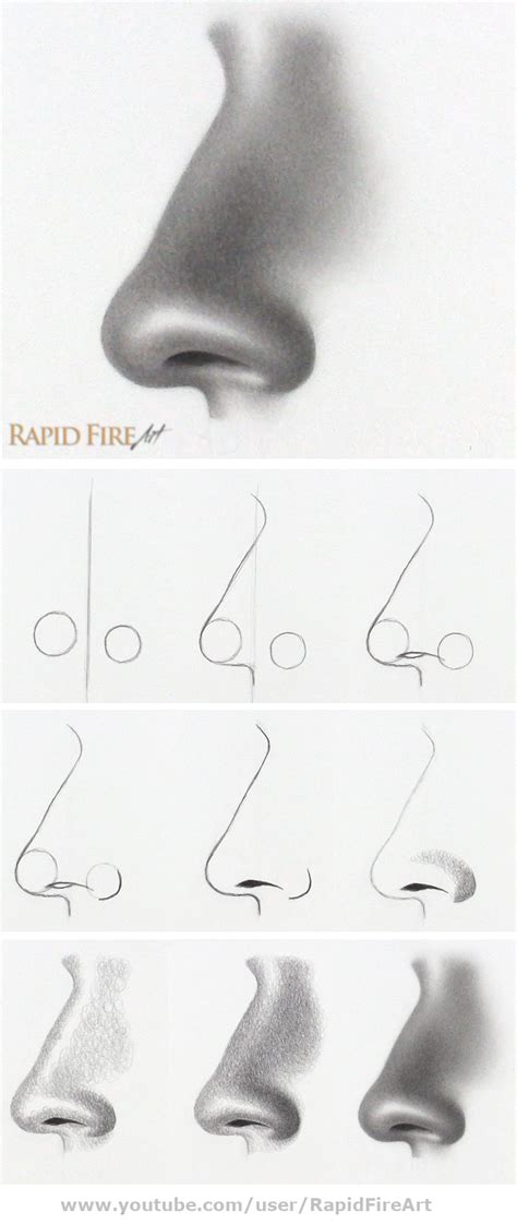 Nose Sketch Side View