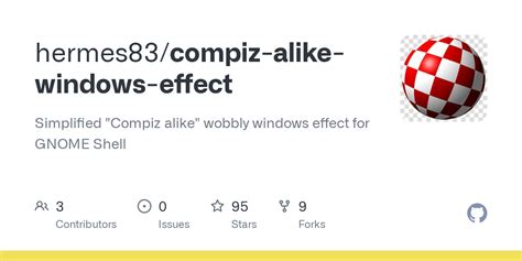 GitHub Hermes Compiz Alike Windows Effect Simplified Compiz Alike Wobbly Windows Effect