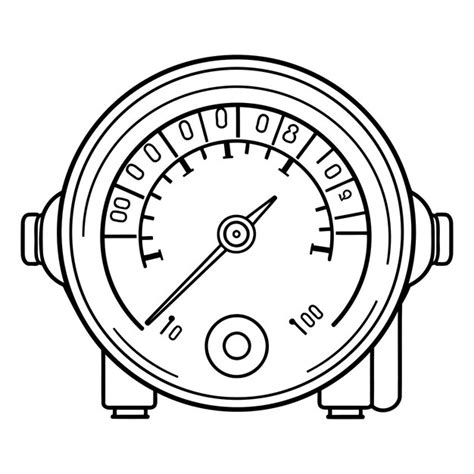 Premium Vector Speedometer Icon Outline Illustration Of Speedometer