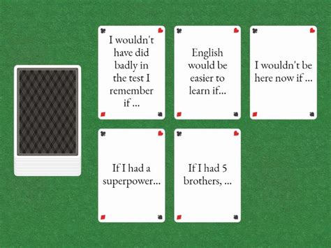 Unreal Conditionals Random Cards