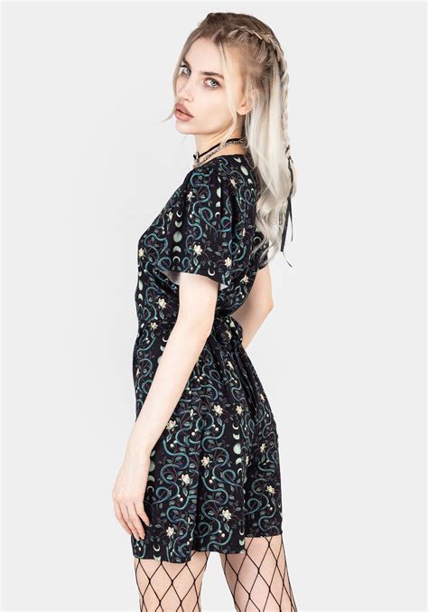 Disturbia Pythia Button Up Playsuit Playsuits