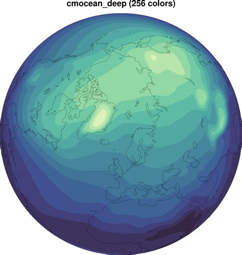 Cmocean Deep Color Table