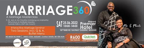 Book Tickets For Marriage360 With Mo And Phindi