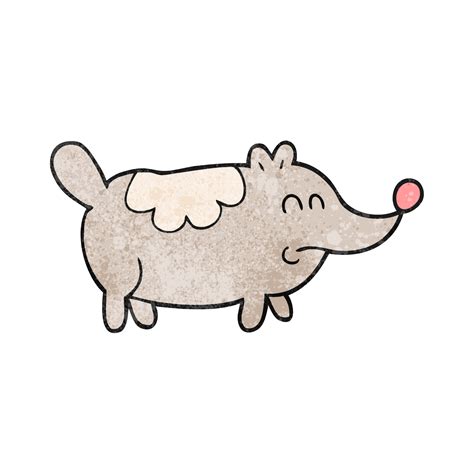 Textured Cartoon Small Fat Dog 45195146 Png