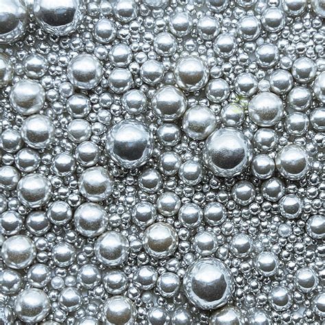 Sentovac Edible Silver Pearl Sugar Sprinkles 423oz 120g